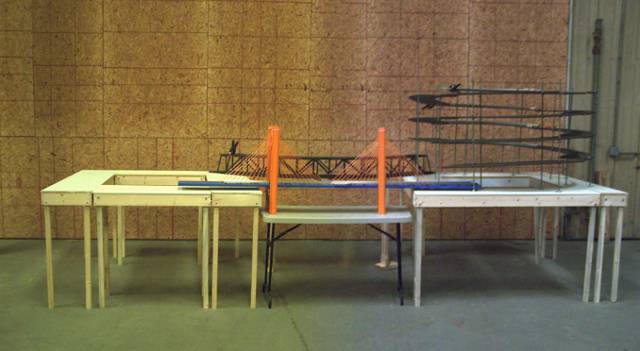 O Gauge Double Helix construction pictures: J&C Studios O Gauge Archive